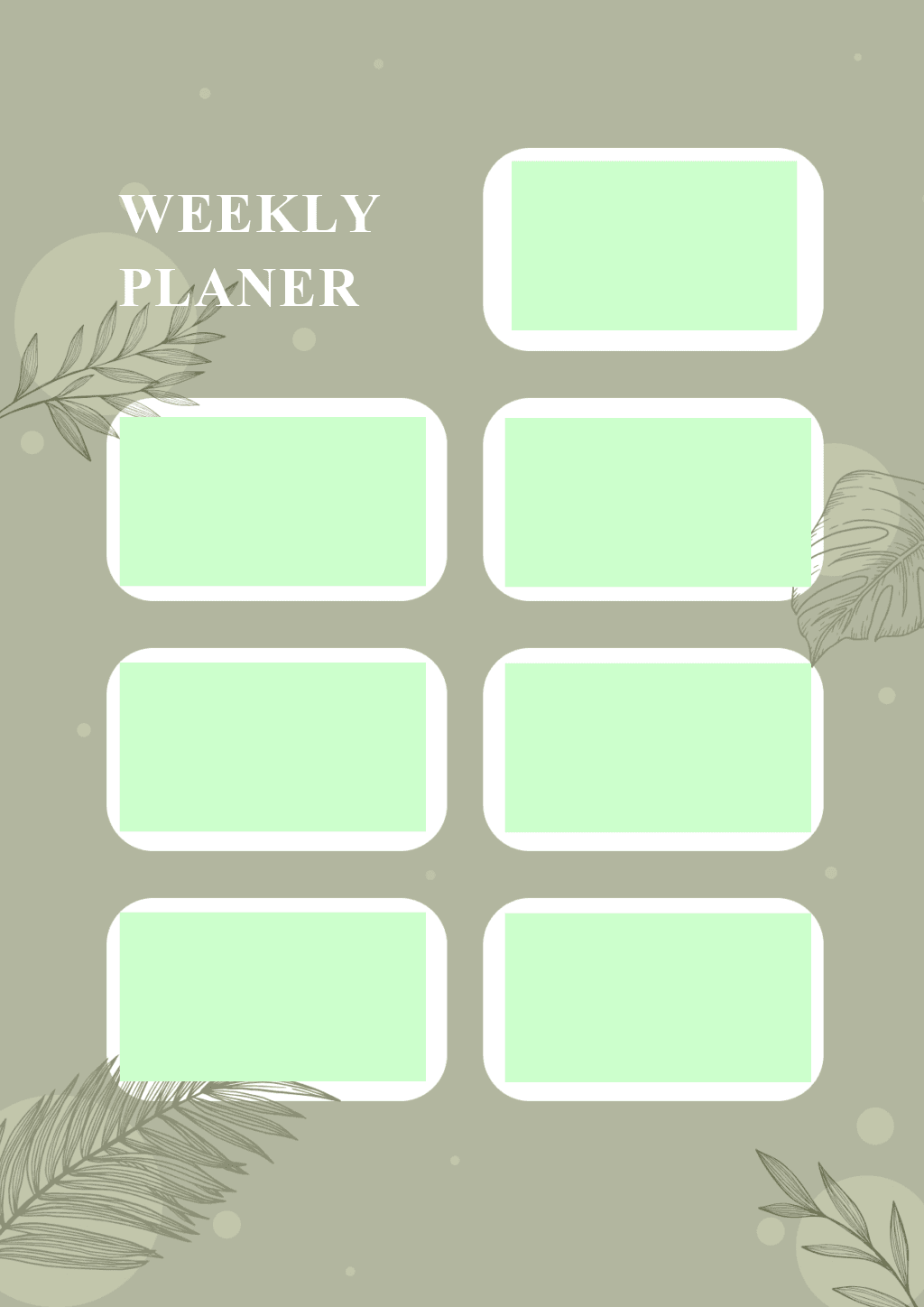 Weekly Planner Template 2