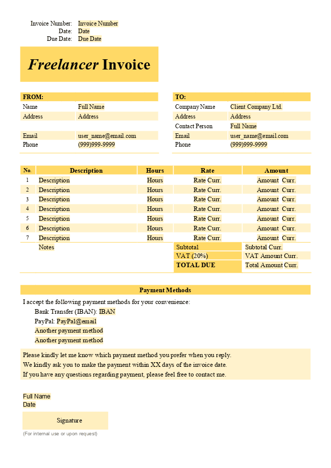 invoice | ONLYOFFICE
