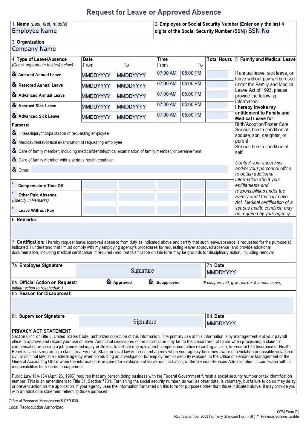 Request for Leave or Approved Absence for Odoo | ONLYOFFICE | ONLYOFFICE
