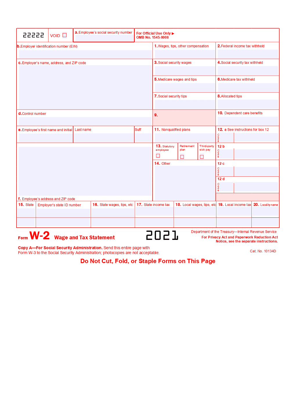 W2 Template 2025 Waltraud P Vanhoose